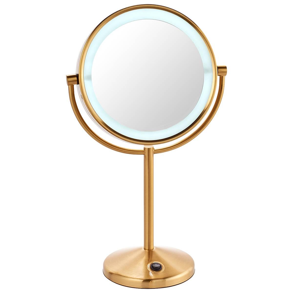 Click here for Conair(R) Brushed Brass Mirror Batter Operated prices