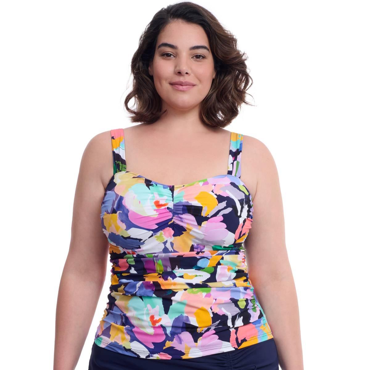 Click here for Plus Size Profile by Gottex Abstract Tankini Swim... prices
