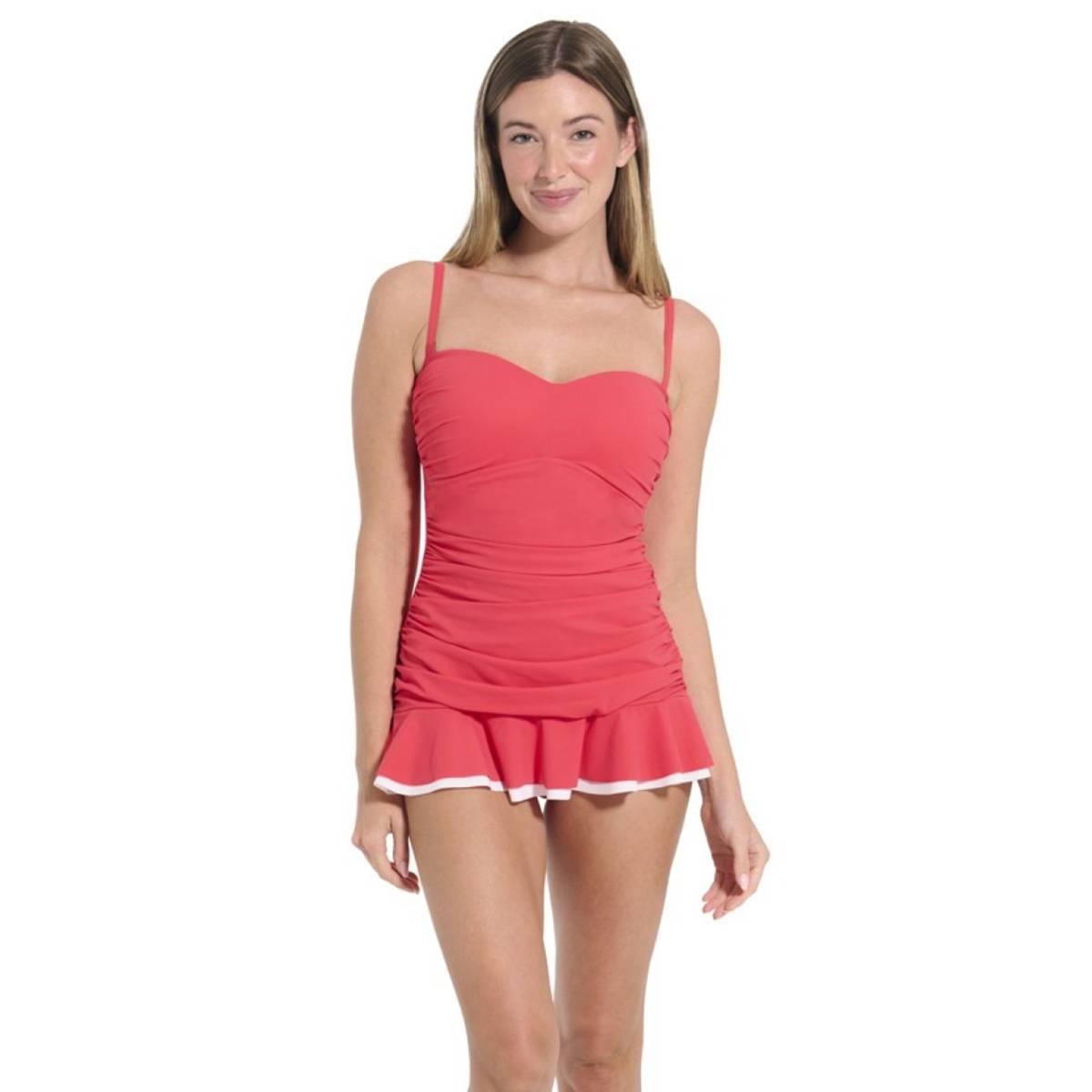 Click here for Womens Profile by Gottex Sweetheart Neck Ruffle He... prices