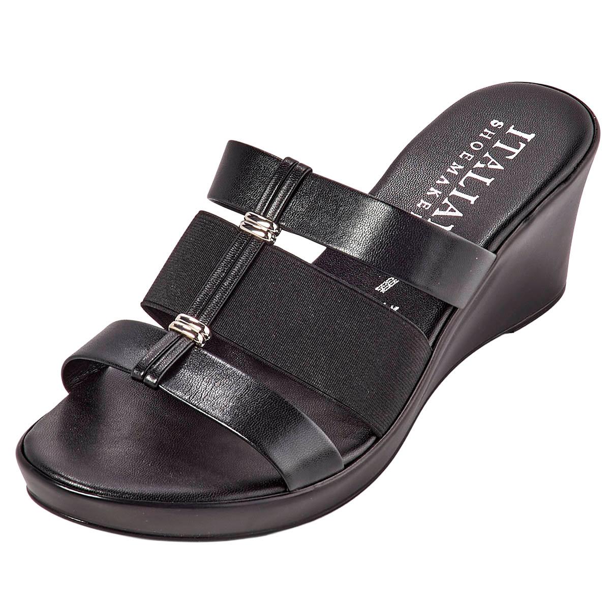 Click here for Womens Italian Shoemakers Soren Wedge Sandals prices
