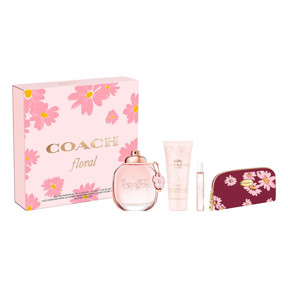Click here for Coach Floral Eau de Parfum 4pc. Fragrance Gift Set prices