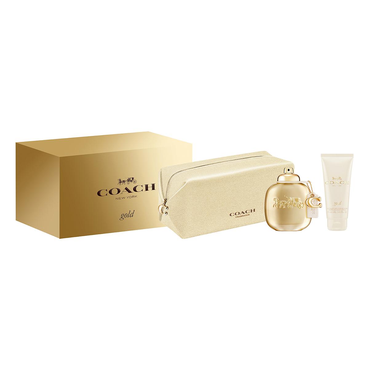 Click here for Coach Gold Parfum 4pc. Fragrance Gift Set prices