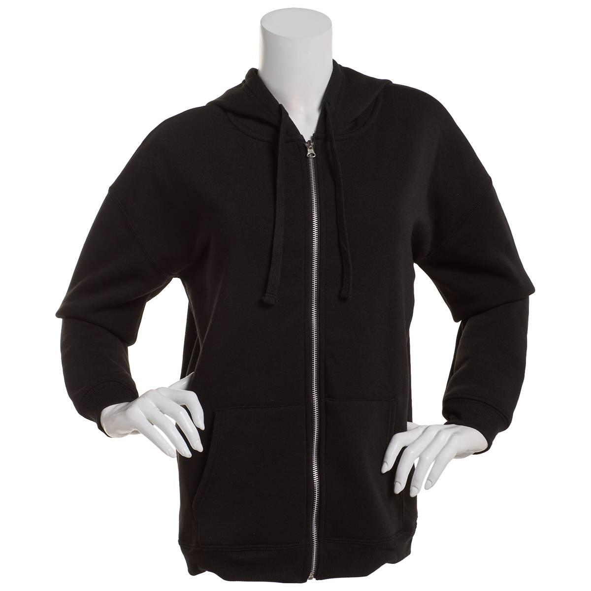 Click here for Juniors Derek Heart Fleece Oversize Boyfriend Zip... prices