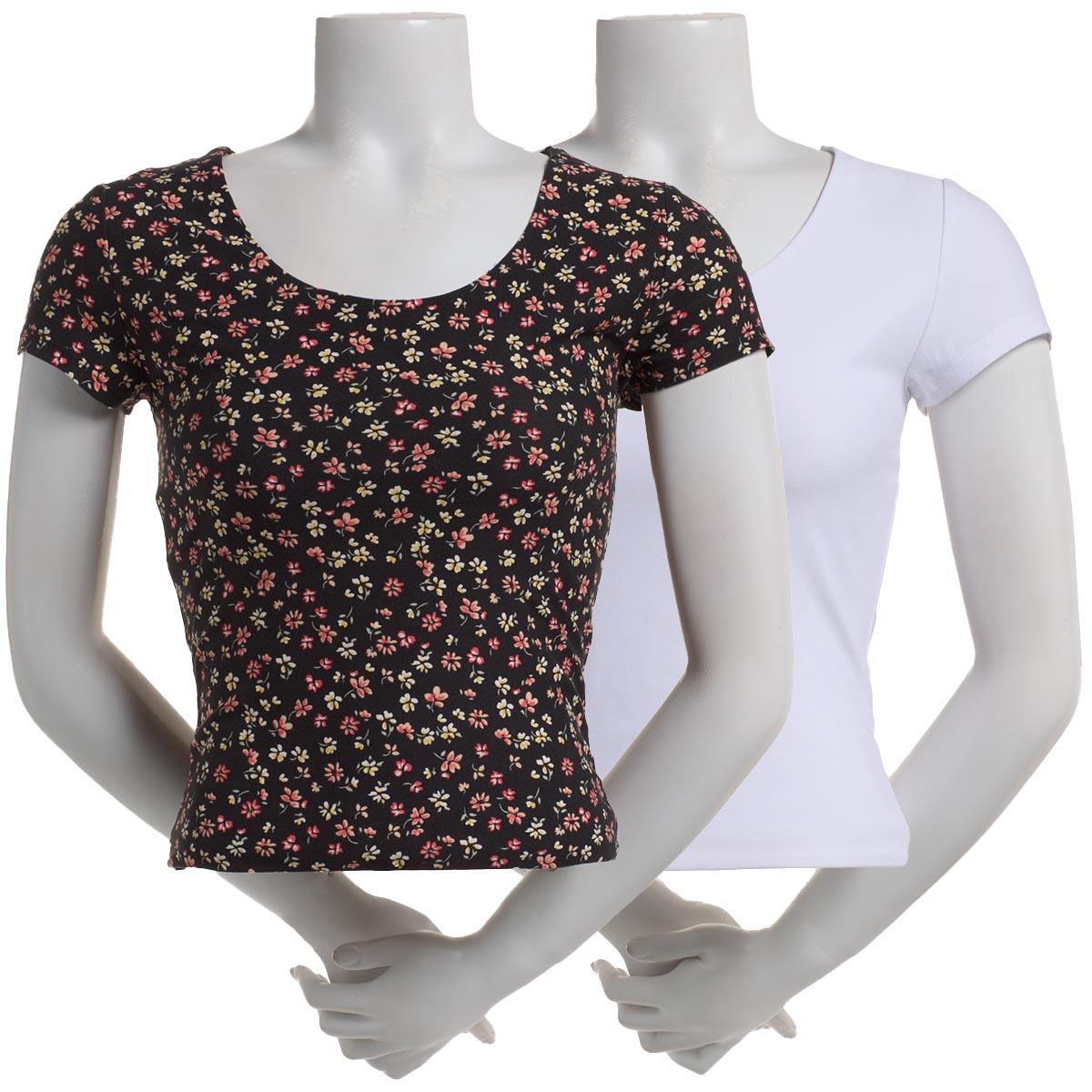 Click here for Juniors Derek Heart Yummy 2pk. Double Layer Ditsy... prices