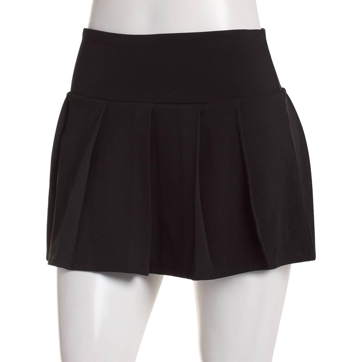Click here for Juniors Derek Heart Crepe Pleated Mini Skort prices