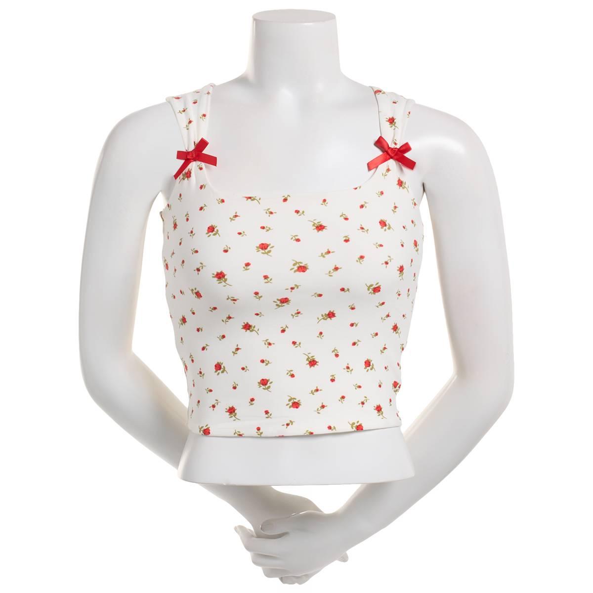 Click here for Juniors Derek Heart Floral Cinched Straps with Bow... prices