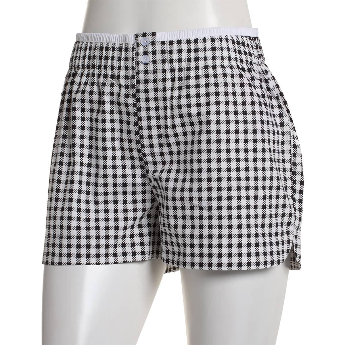 Click here for Juniors Derek Heart Poplin Houndstooth Boxer Short... prices
