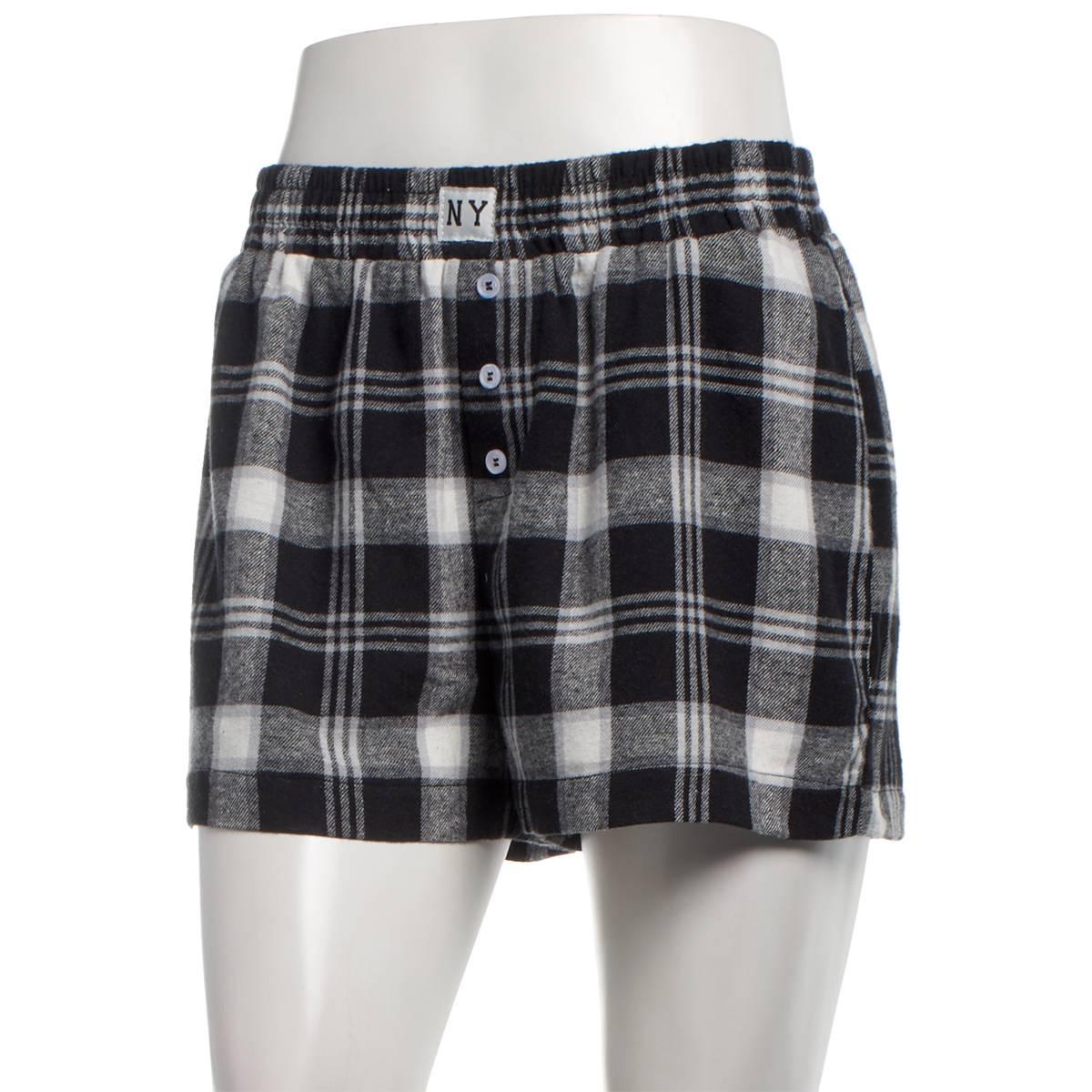 Click here for Juniors Derek Heart Flannel Plaid Boxer Shorts w/... prices