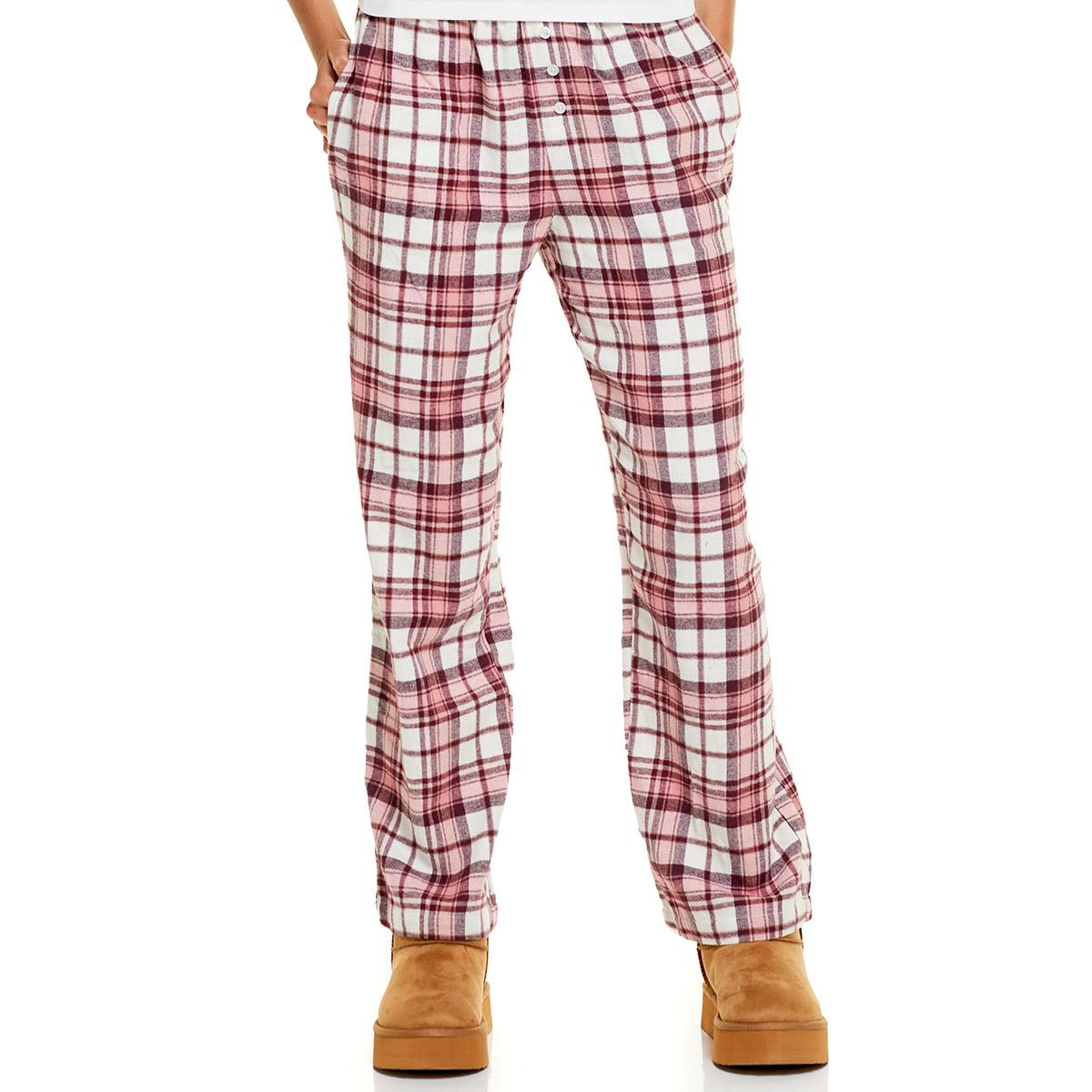 Click here for Juniors Derek Heart Flannel Plaid Lounge Pants wit... prices