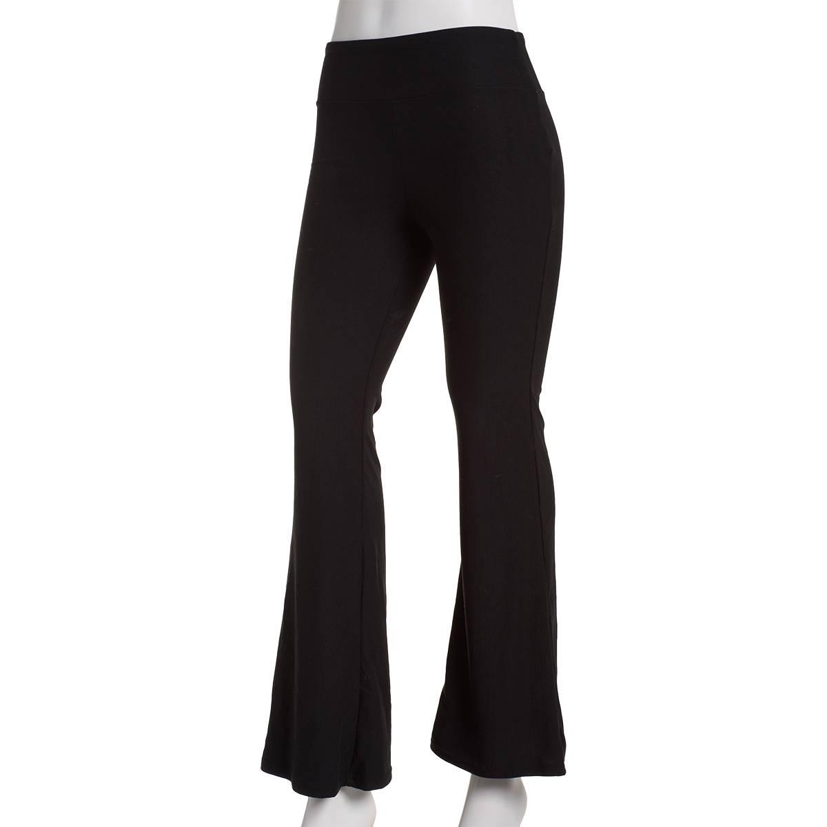 Click here for Juniors Derek Heart Wide Waist Flare Legging prices