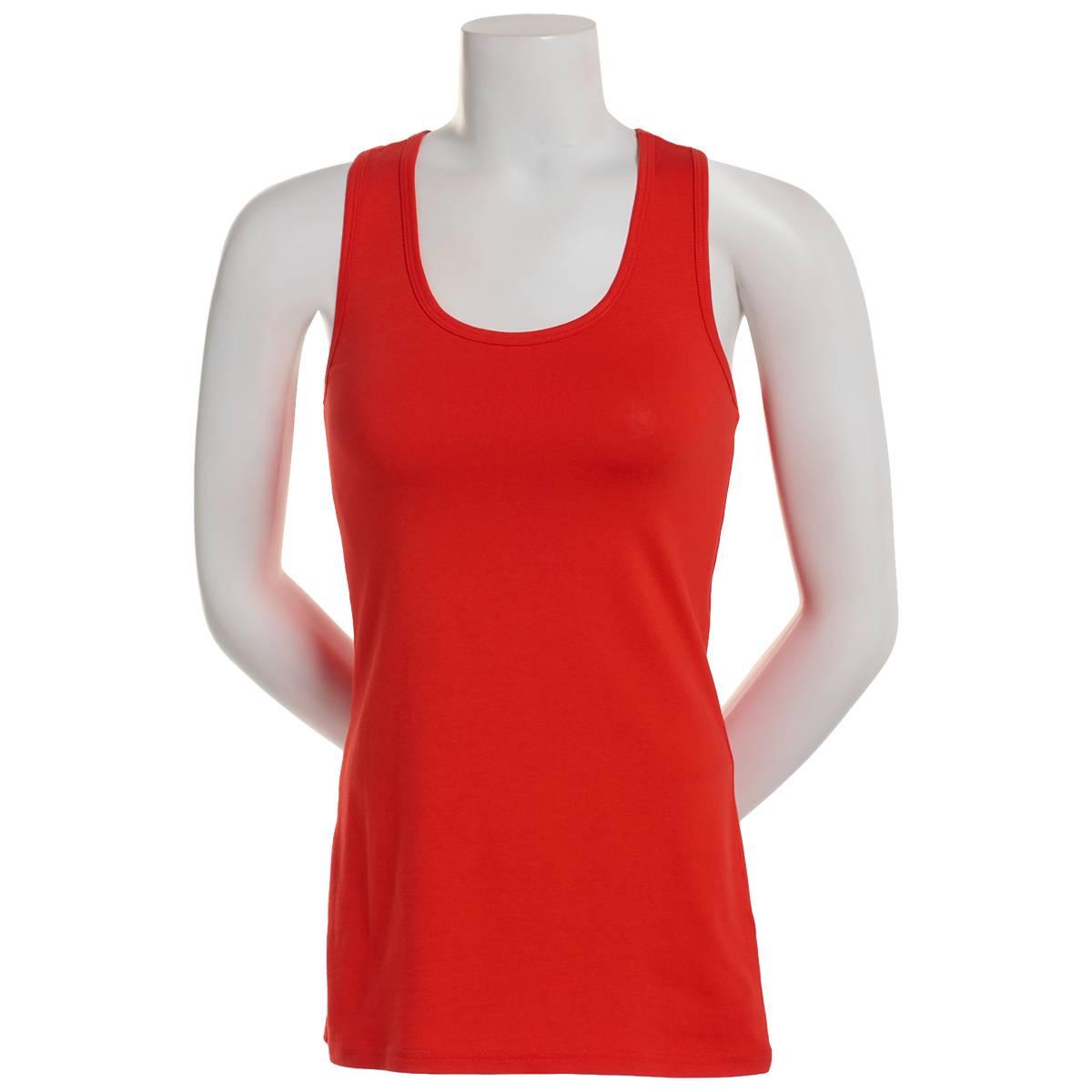 Click here for Juniors Aveto Solid Racer Back Tank Top prices