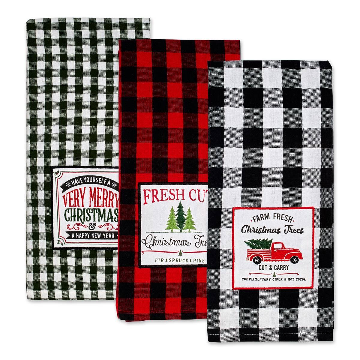 Click here for DII(R) Christmas Tree Farm Kitchen Towels - Set of... prices