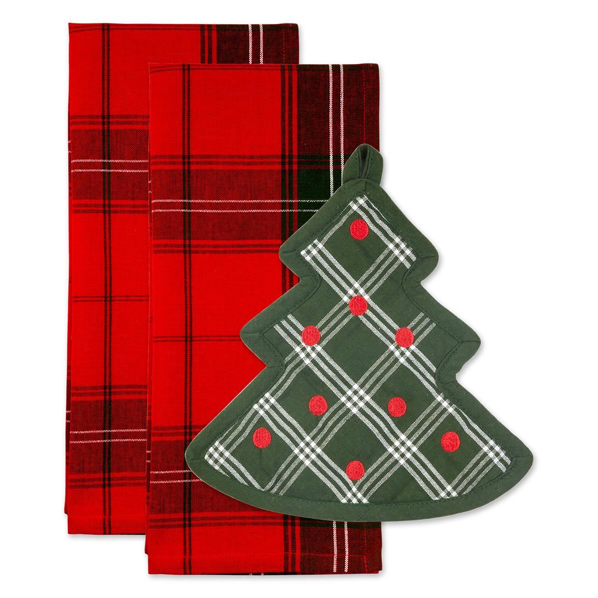 Click here for DII(R) O Christmas Tree Pot Holder Gift Set of 3 prices
