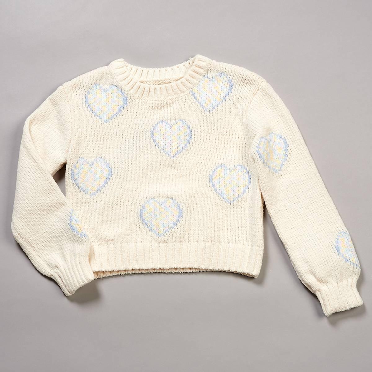 Click here for Girls (7-16) Derek Heart Chenille Heart Sweater prices