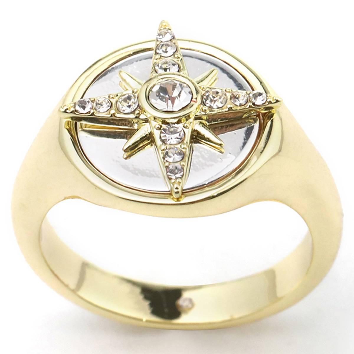 Click here for Ashley Cooper(tm) Gold North Star Signet Ring prices