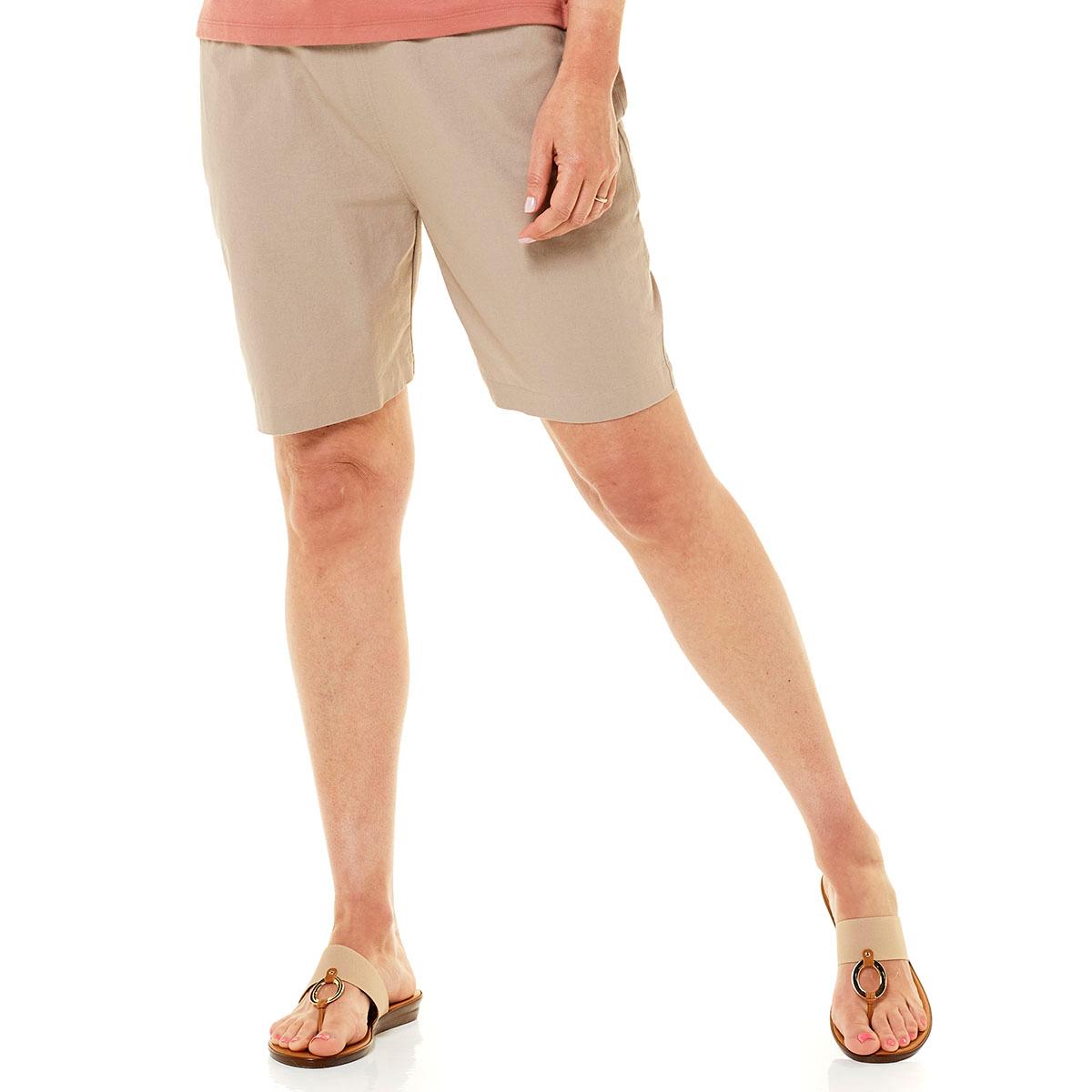 Click here for Womens Jordana Rose Ribbed Waist Bermuda Shorts prices