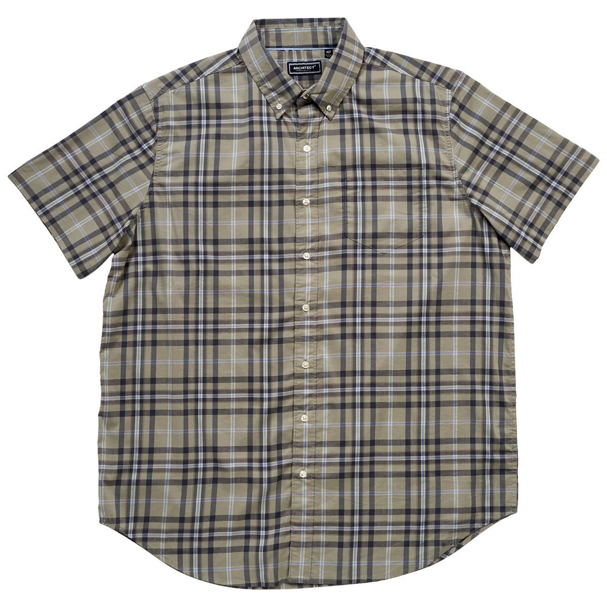 Click here for Mens Big & Tall Architect(R) Plaid Button Down Shi... prices