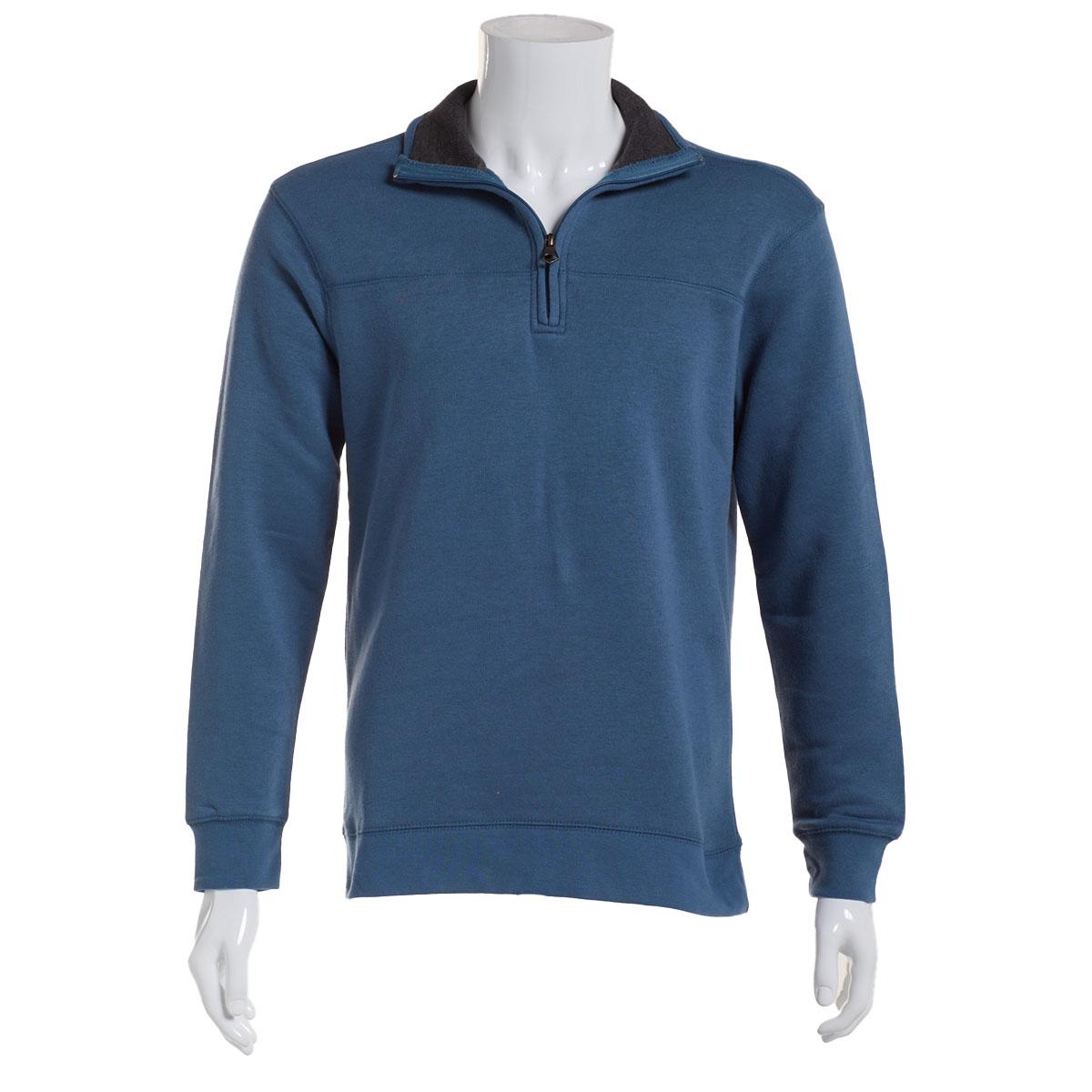 Click here for Mens North Hudson 1/4 Zip Solid Long Sleeve Sweats... prices
