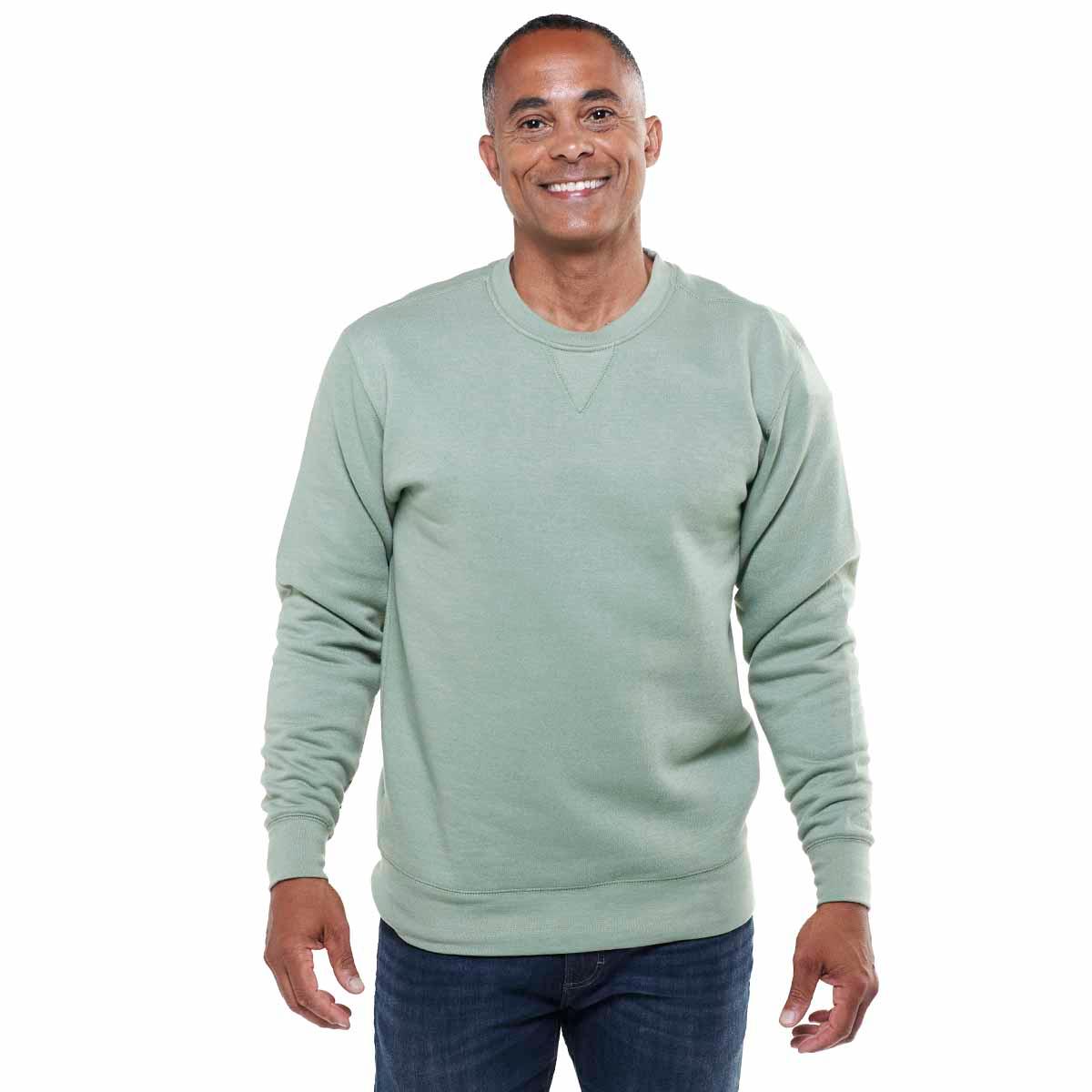 Click here for Mens North Hudson Crew Neck V-Notch Sweatshirt prices