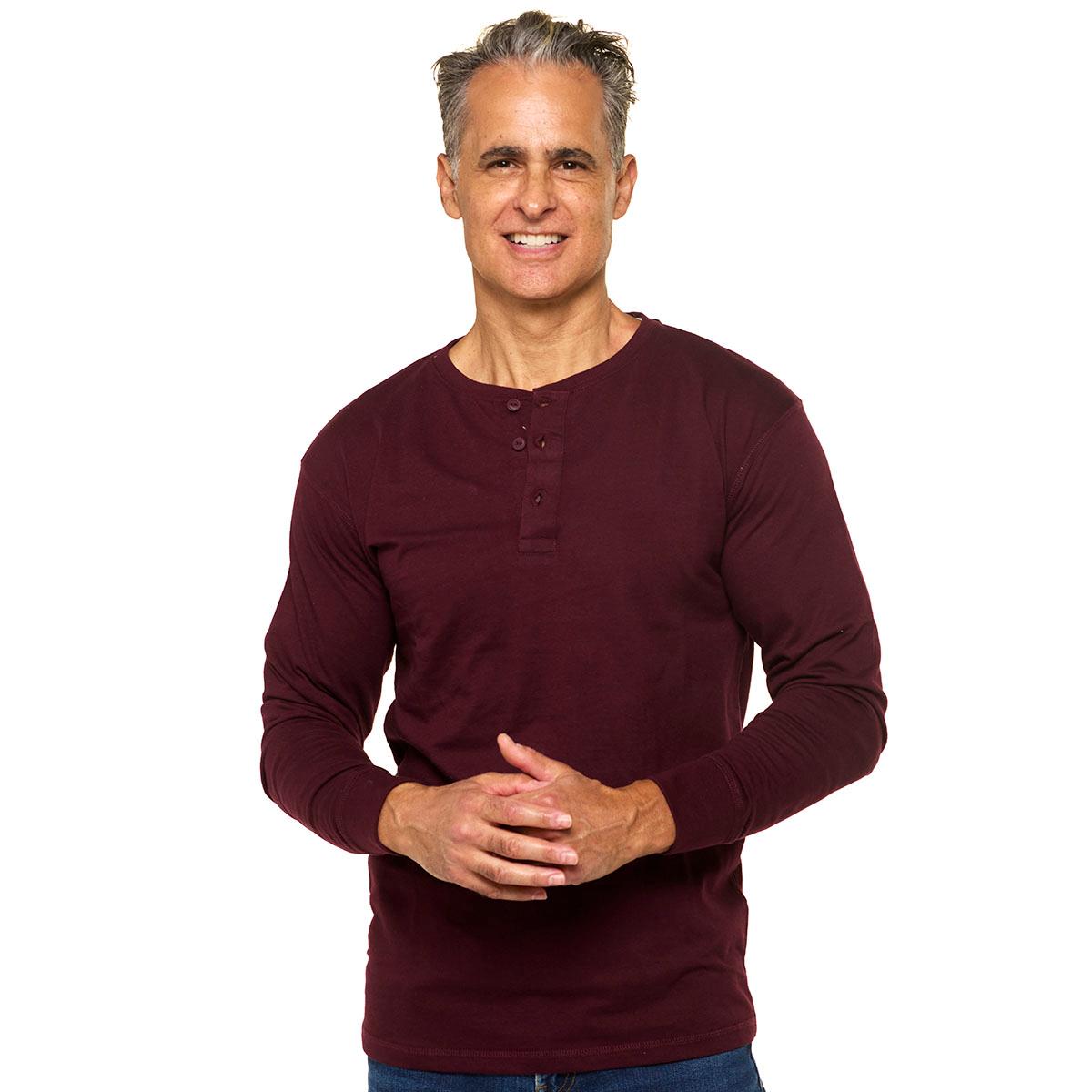 Click here for Mens Alpine Lakes Solid Long Sleeve Thermal Henley prices