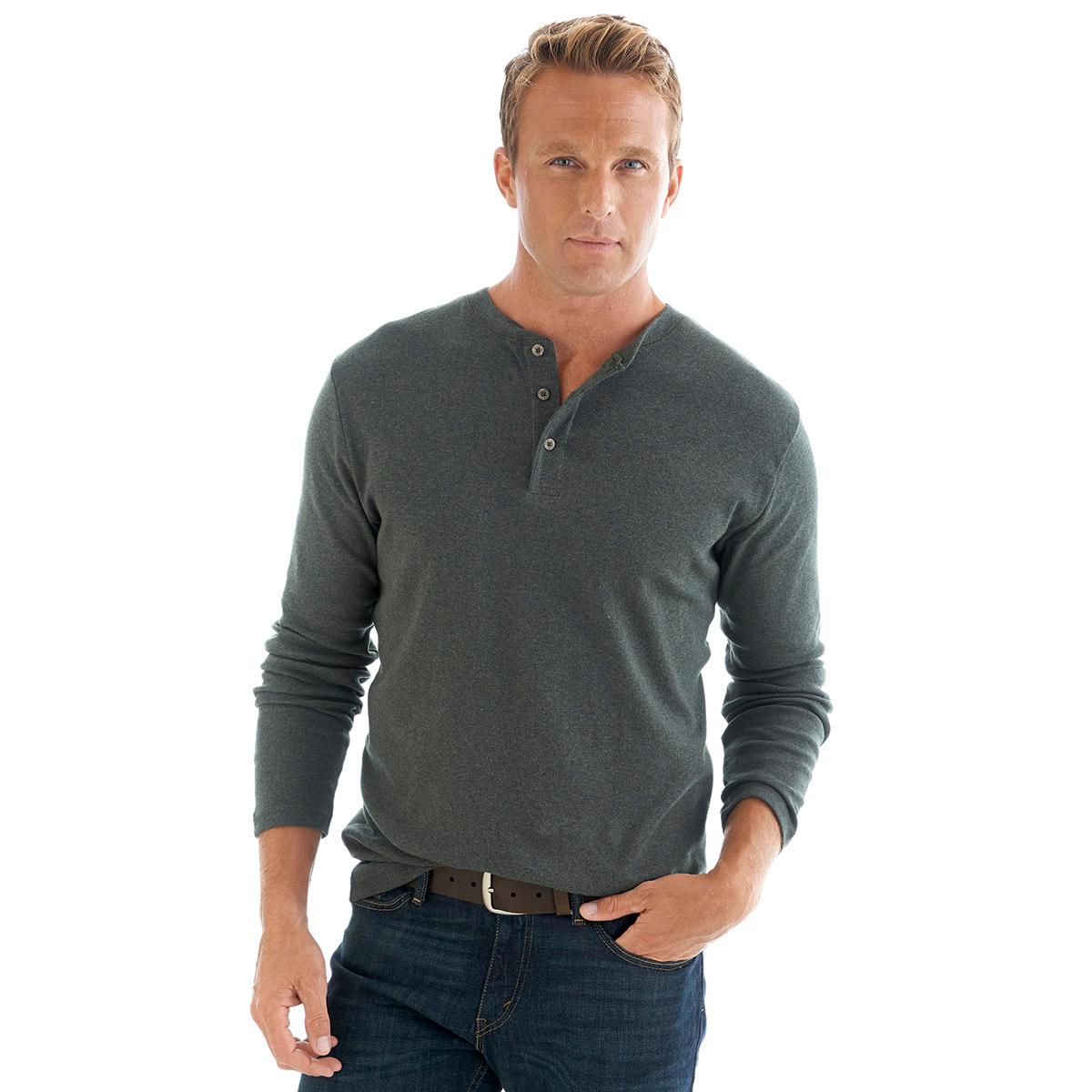 Click here for Mens Alpine Lakes Solid Long Sleeve Thermal Henley prices