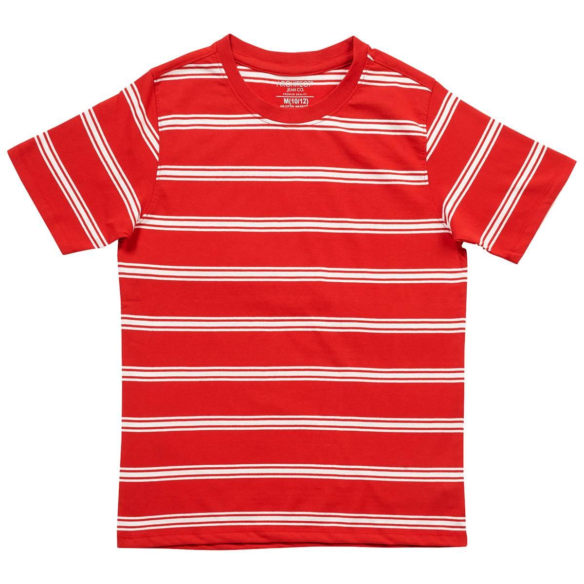 Click here for Boys (8-20) Architect(R) Jean Co. Striped Short Sl... prices