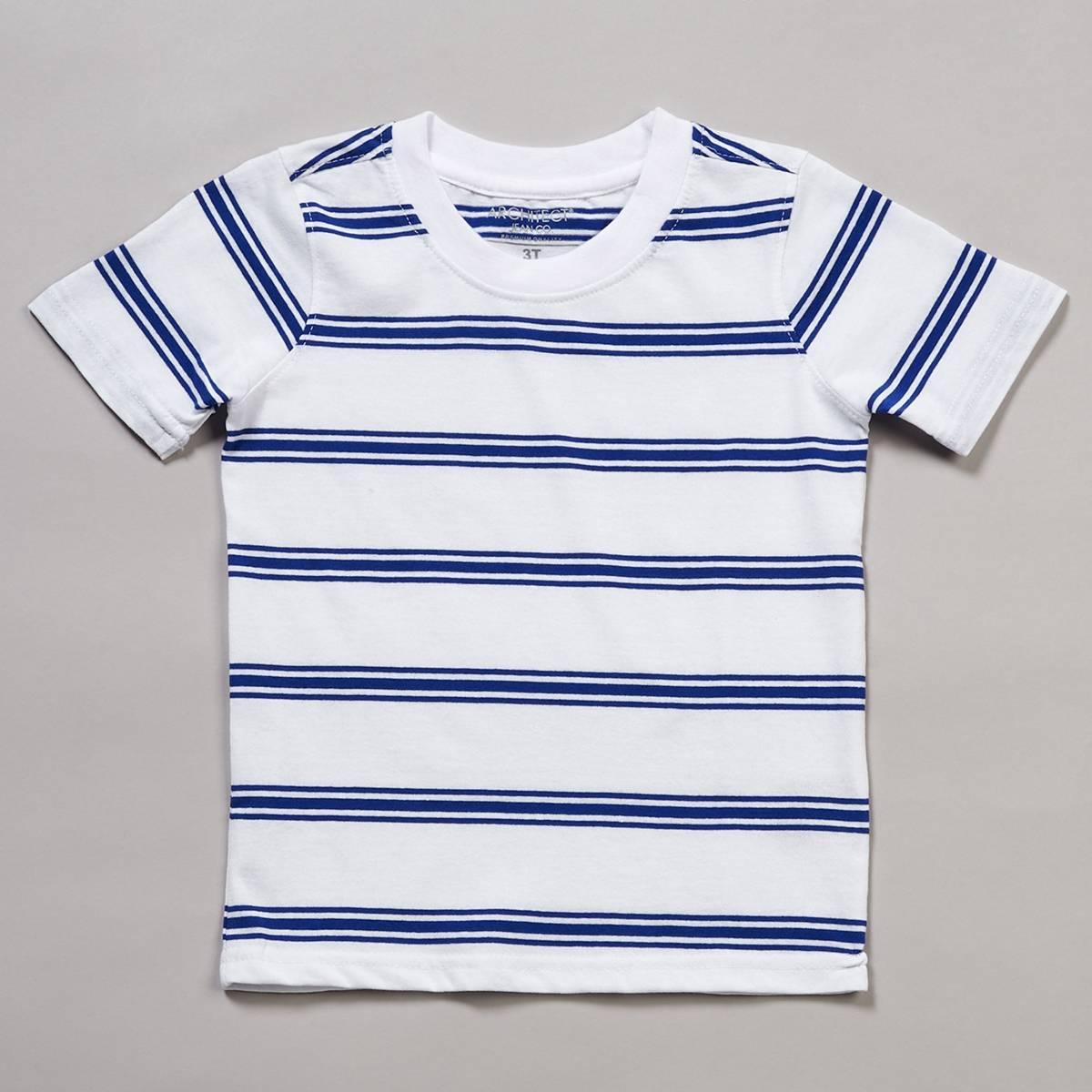 Click here for Toddler Boy Architect(R) Stripe Crew Neck Short Sl... prices