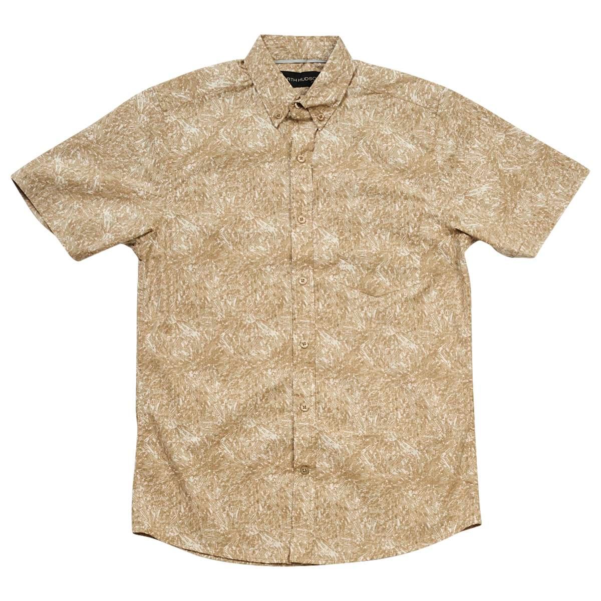 Click here for Mens North Hudson Abstract Tuckless Button Down Sh... prices