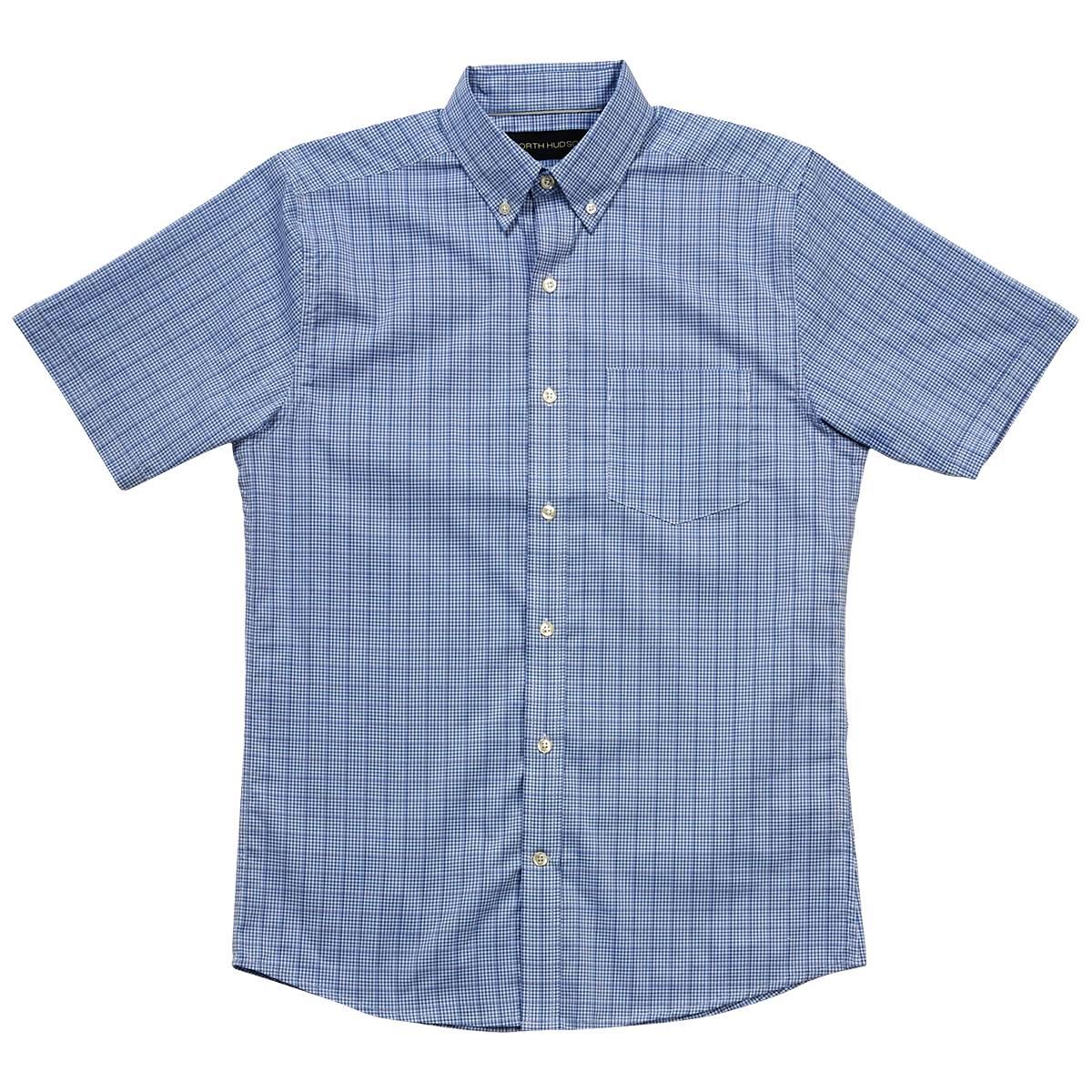 Click here for Mens North Hudson Plaid Tuckless Button Down Shirt... prices