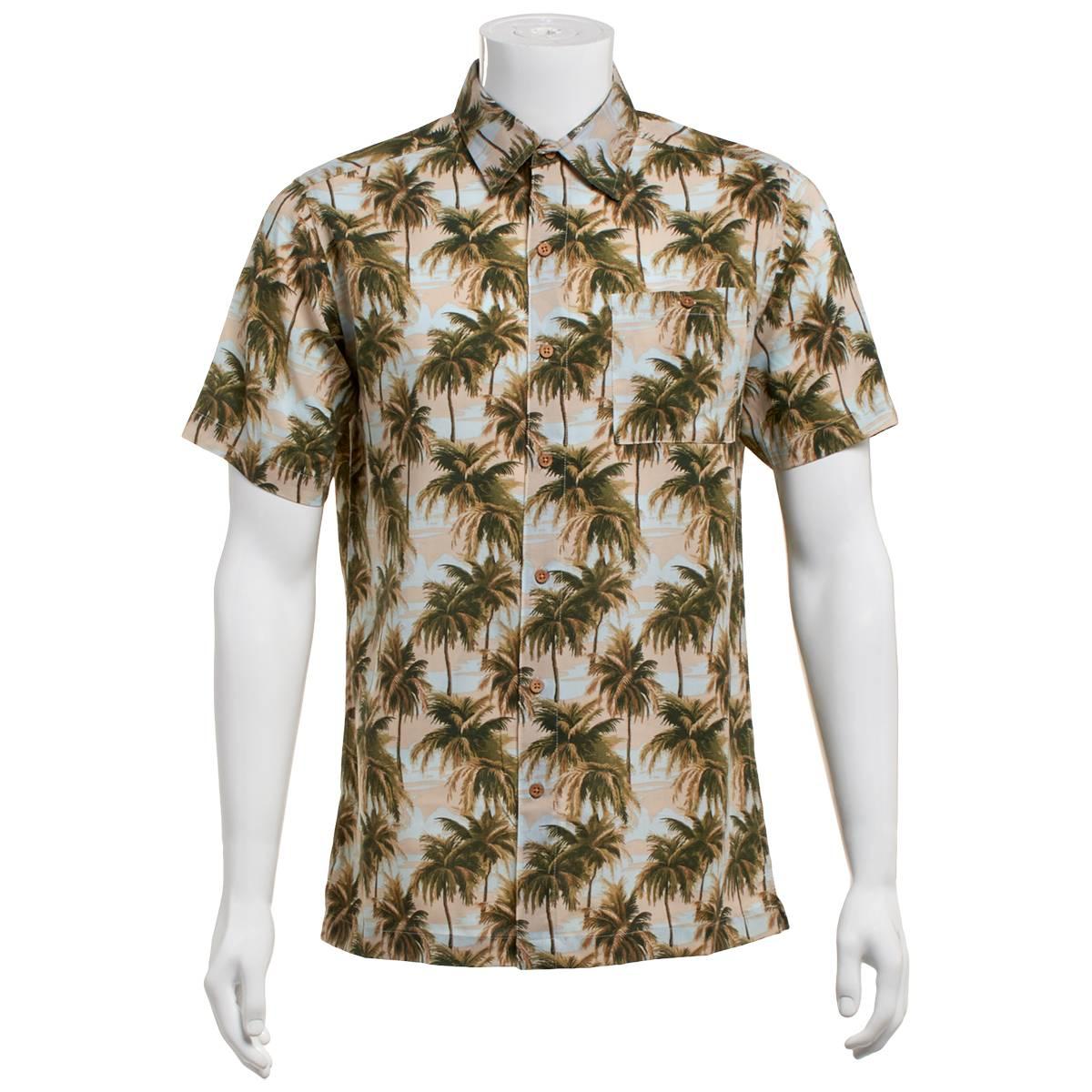 Click here for Mens Preswick & Moore(R) Rayon Palm Button Down Sh... prices