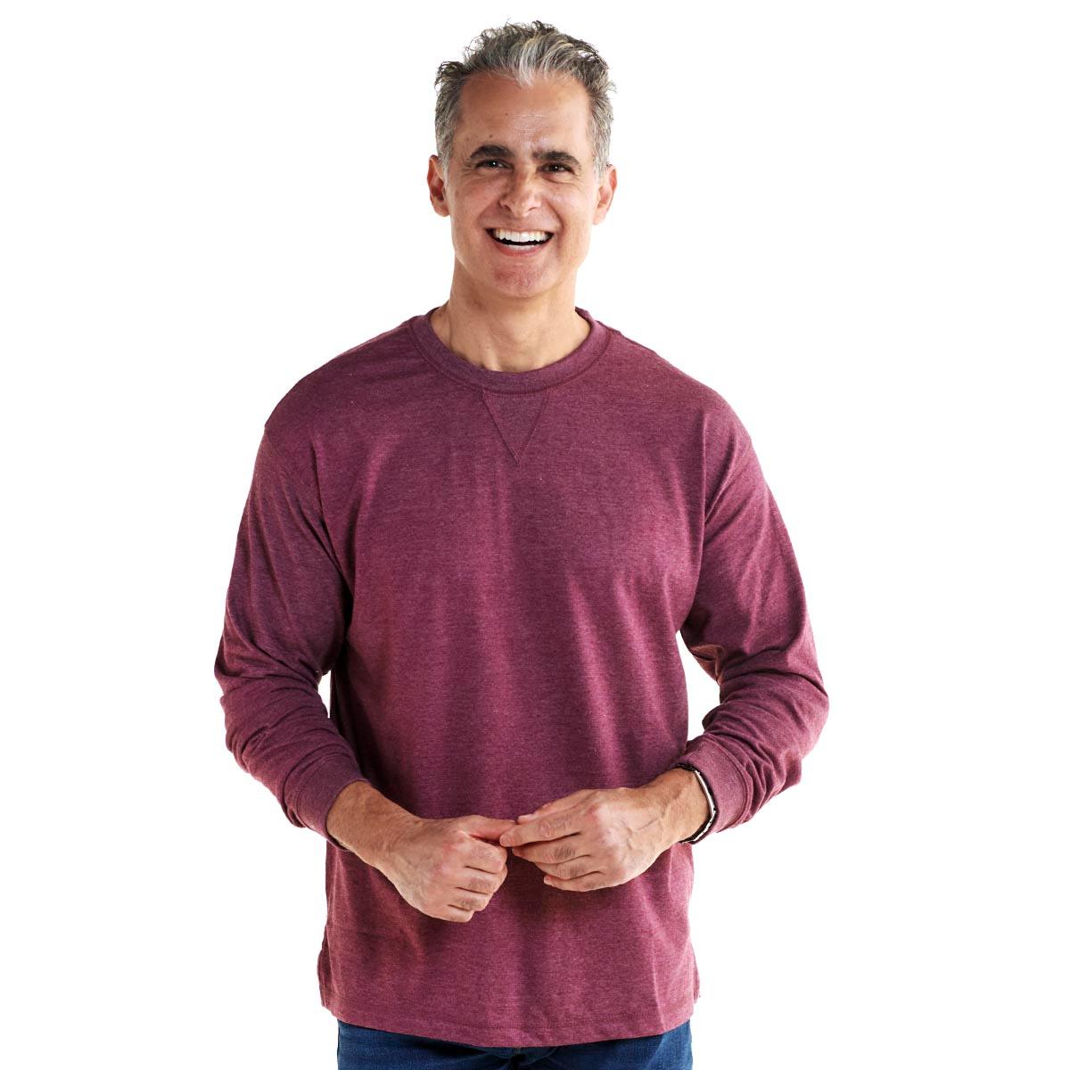 Click here for Mens Starting Point(R) Solid Long Sleeve Jersey Te... prices
