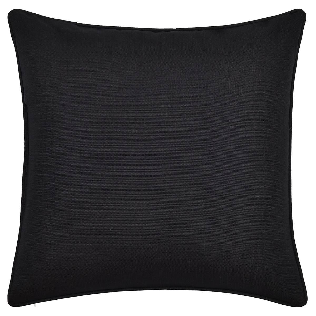 Royal Court Calabria Sham  European - Black
