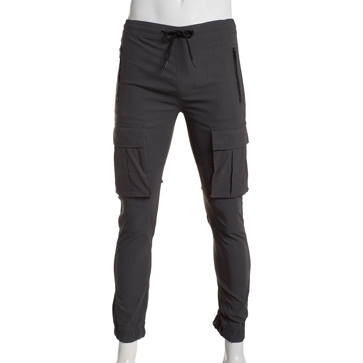Click here for Young Mens akademiks(R) Nylon Tech Solid Cargo Jog... prices