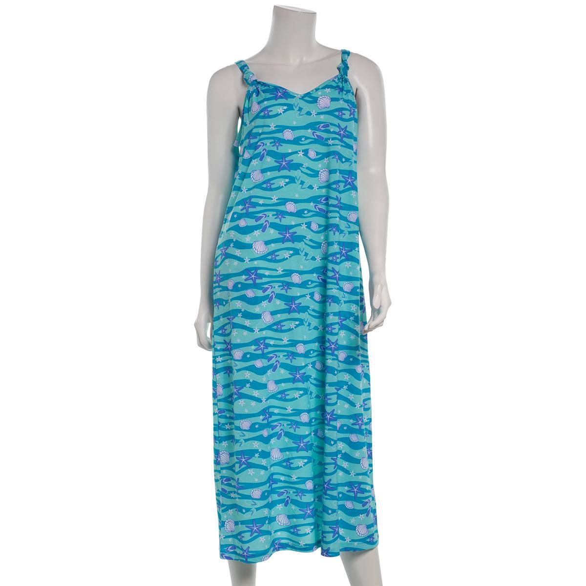 Click here for Womens MUK LUKS(R) Ocean Knotted Strap Nightgowns prices