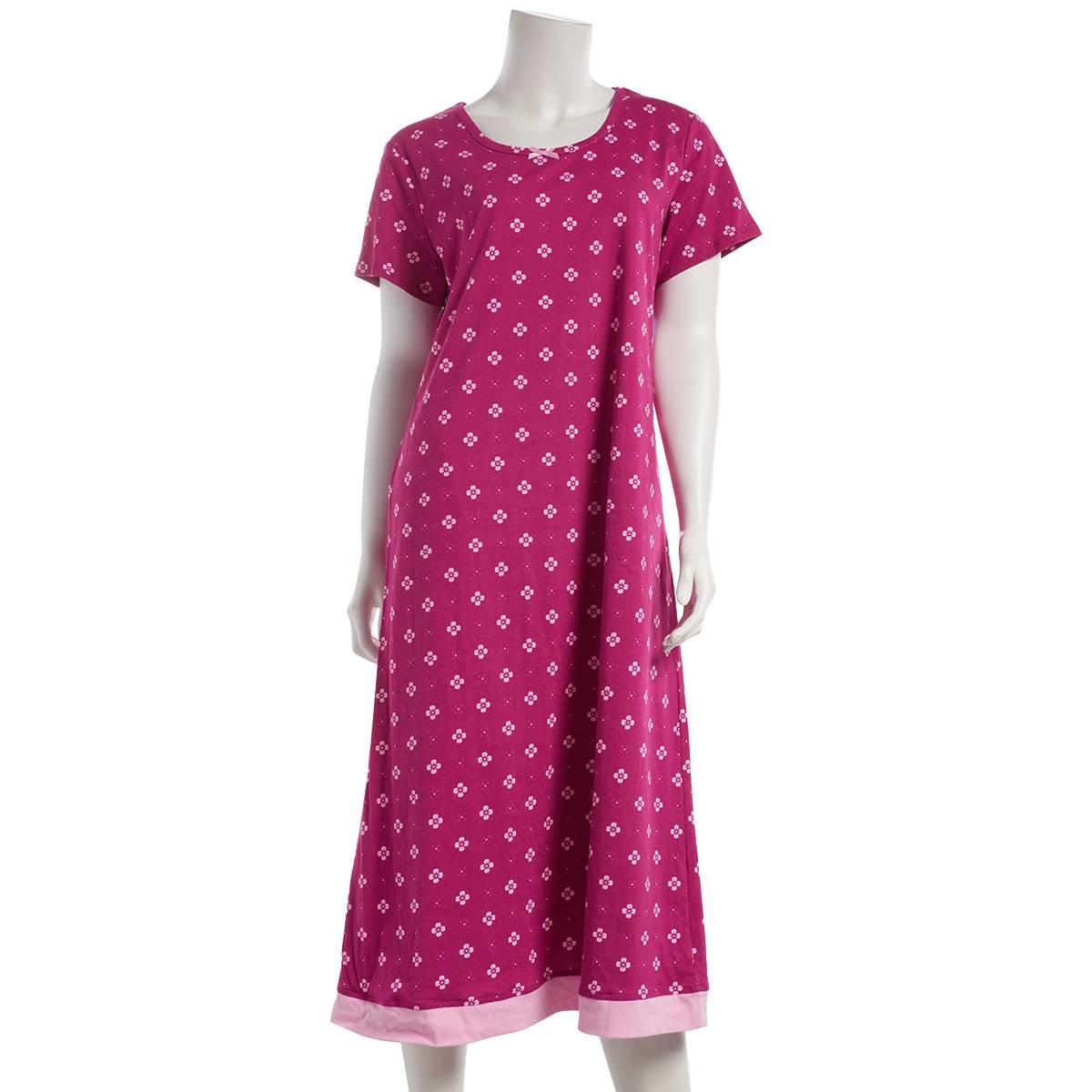 Click here for Womens White Orchid Geometric Scoop Neck Nightgown prices