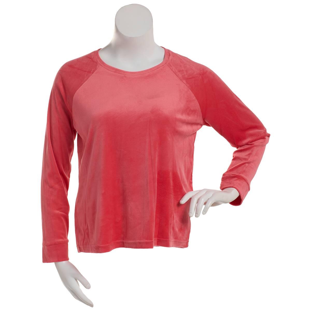 Click here for Womens MUK LUKS(R) Long Sleeve Silky Velour Scoop... prices