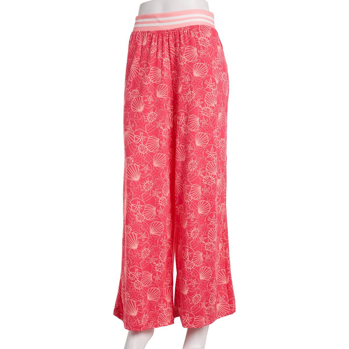 Click here for Womens Muk Luks Cloud Knit Coral Reef Wide Leg Paj... prices