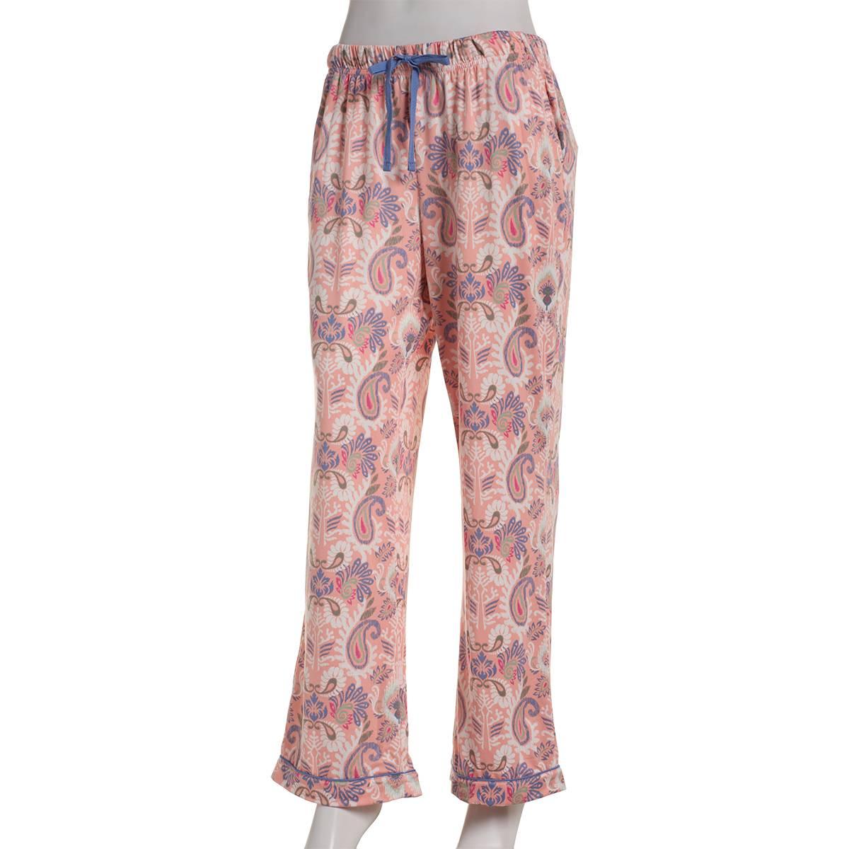 Click here for Petite Muk Luks Cloud Knit Paisley Pajama Pants w/... prices