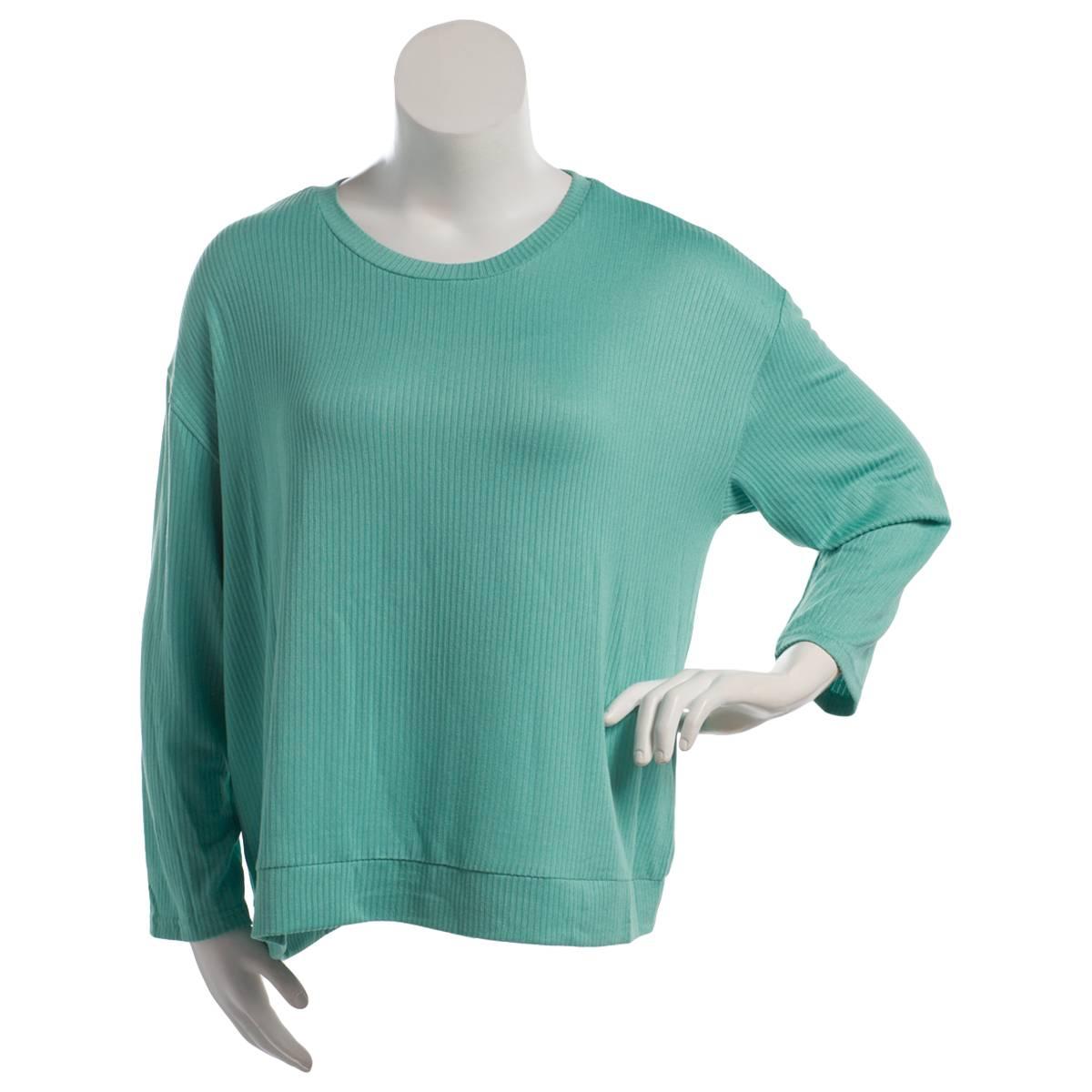 Click here for Plus Size MUK LUKS(R) Long Sleeve Ribbed Butterkni... prices