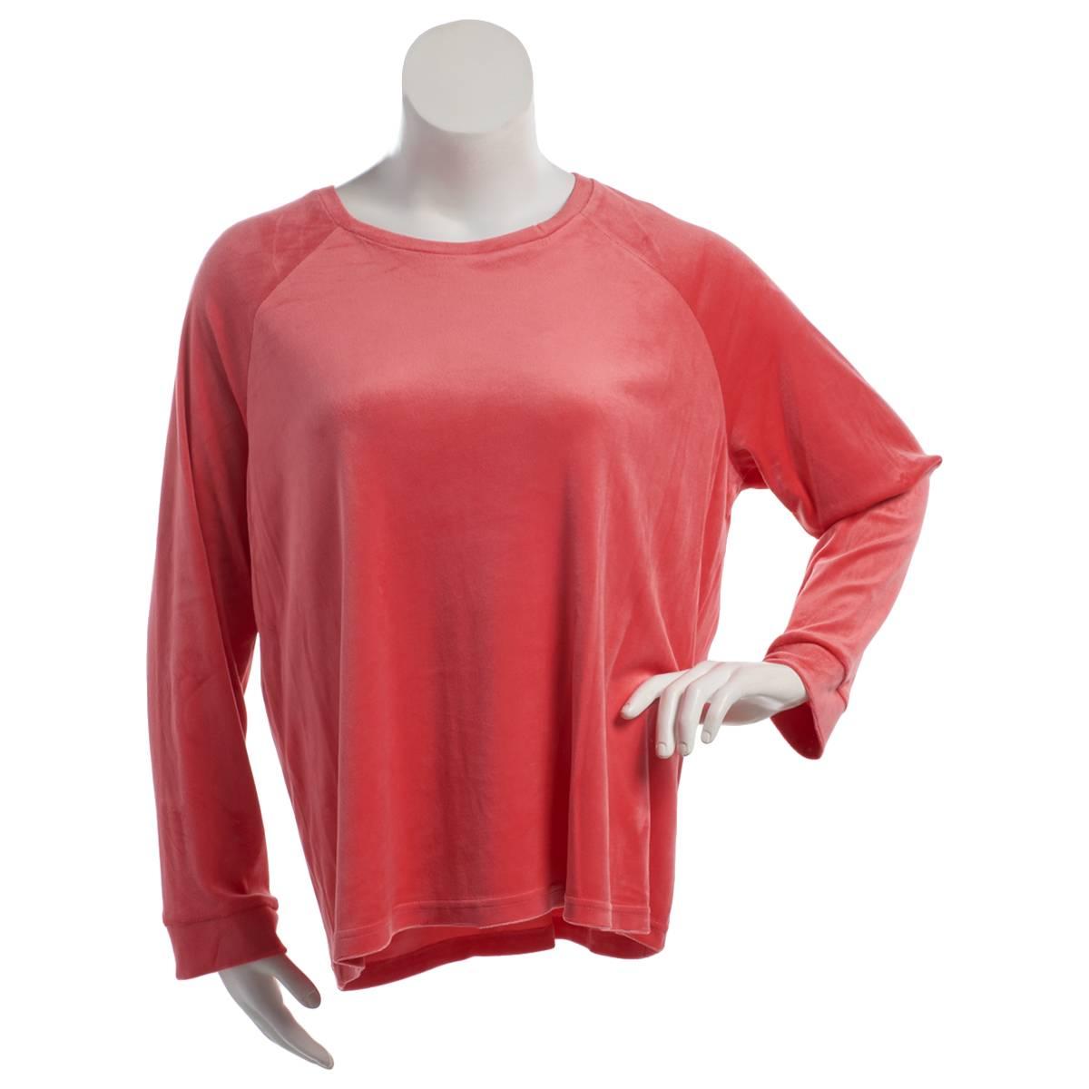 Click here for Plus Size MUK LUKS(R) Silky Velour Scoop Neck Paja... prices