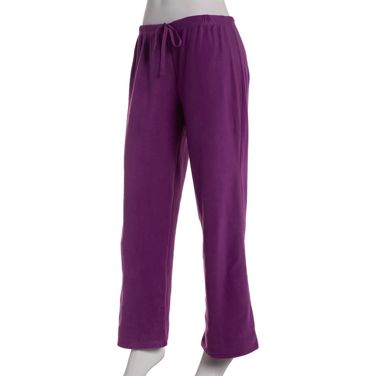 Click here for Womens Goodnight Kiss Solid Fleece Pajama Pants prices