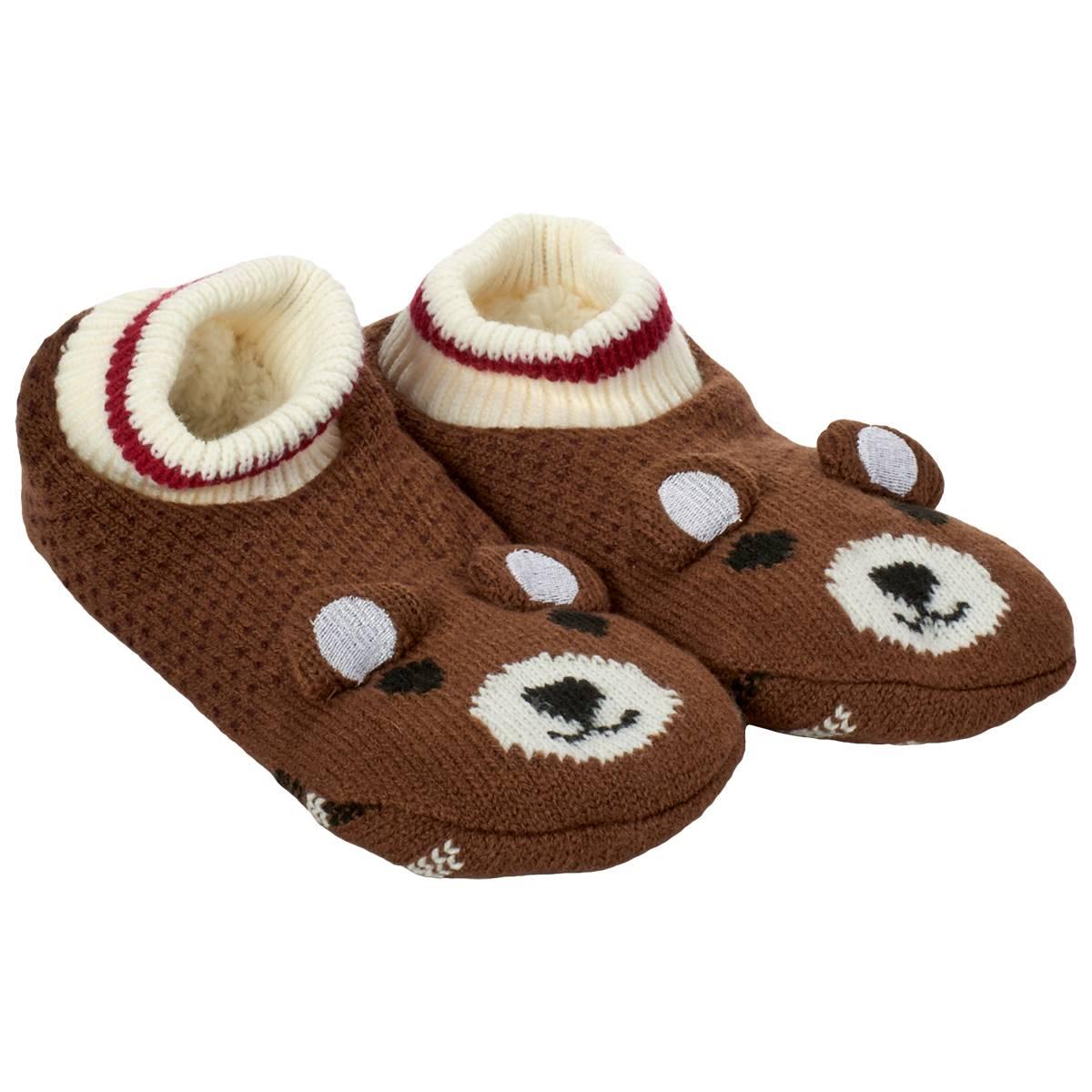 Click here for Womens Fuzzy Babba Single Cuffer Bear Slipper Sock... prices