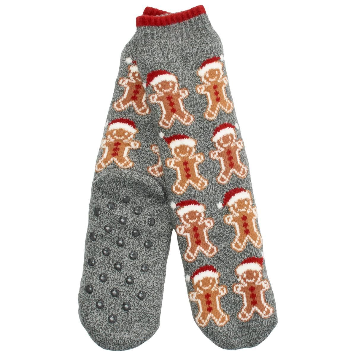Click here for Womens Fuzzy Babba Christmas Cozy Gingerbread Slip... prices