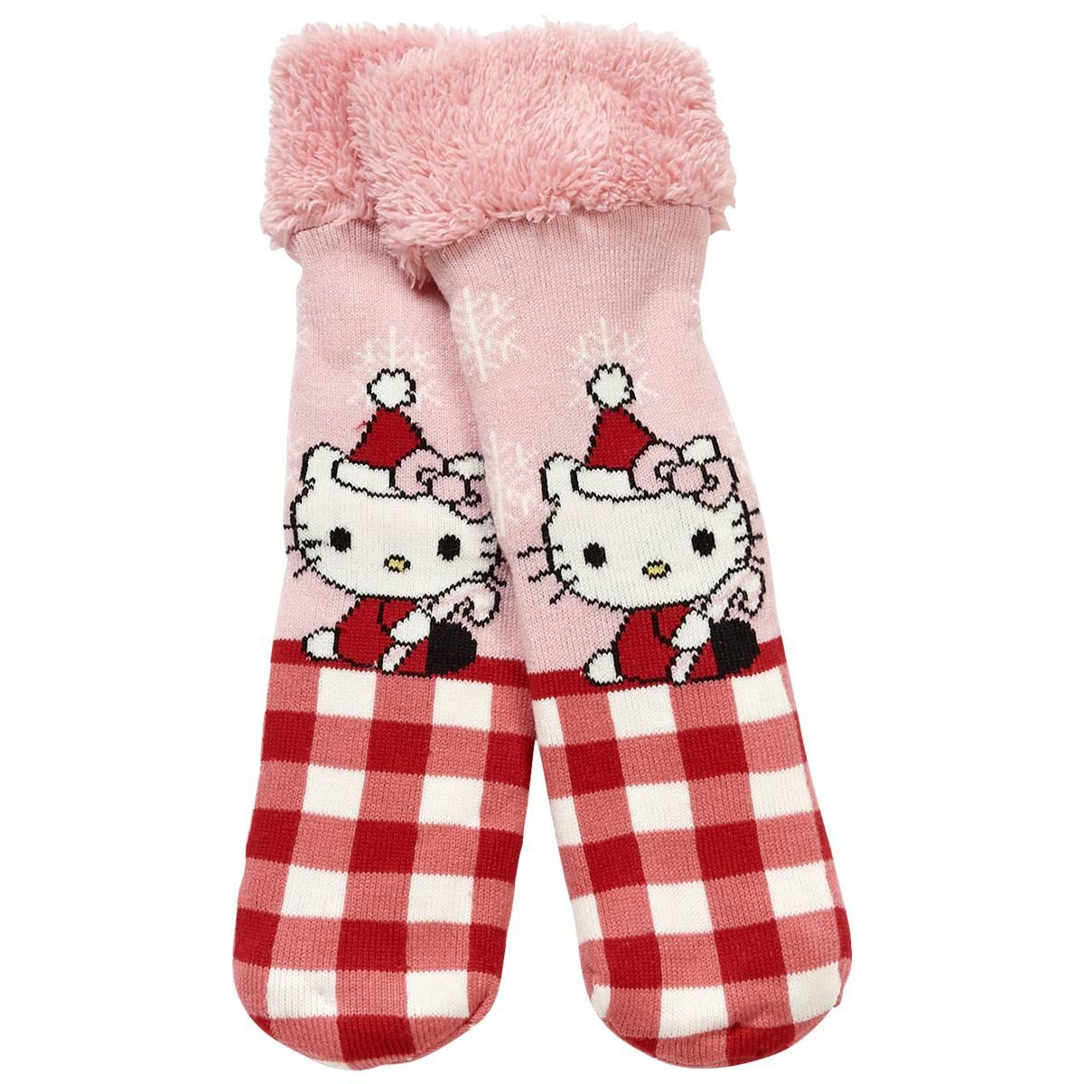 Click here for Womens Fuzzy Babba Hello Kitty(R) Santa Christmas... prices