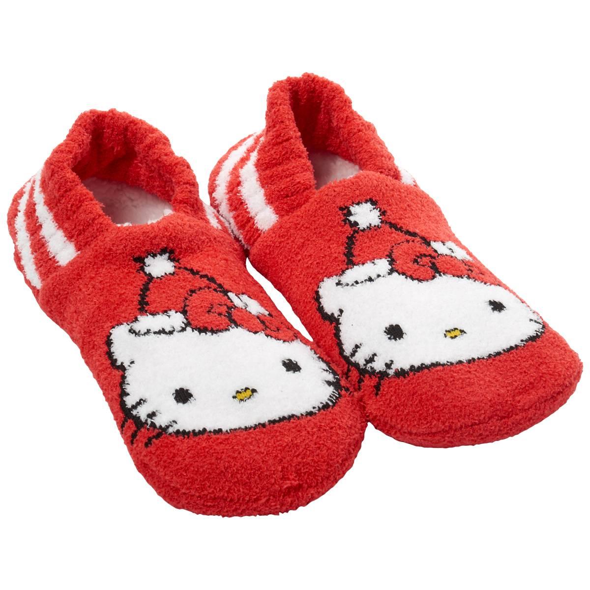 Click here for Womens Fuzzy Babba Hello Kitty(R) XMas Flexible Kn... prices