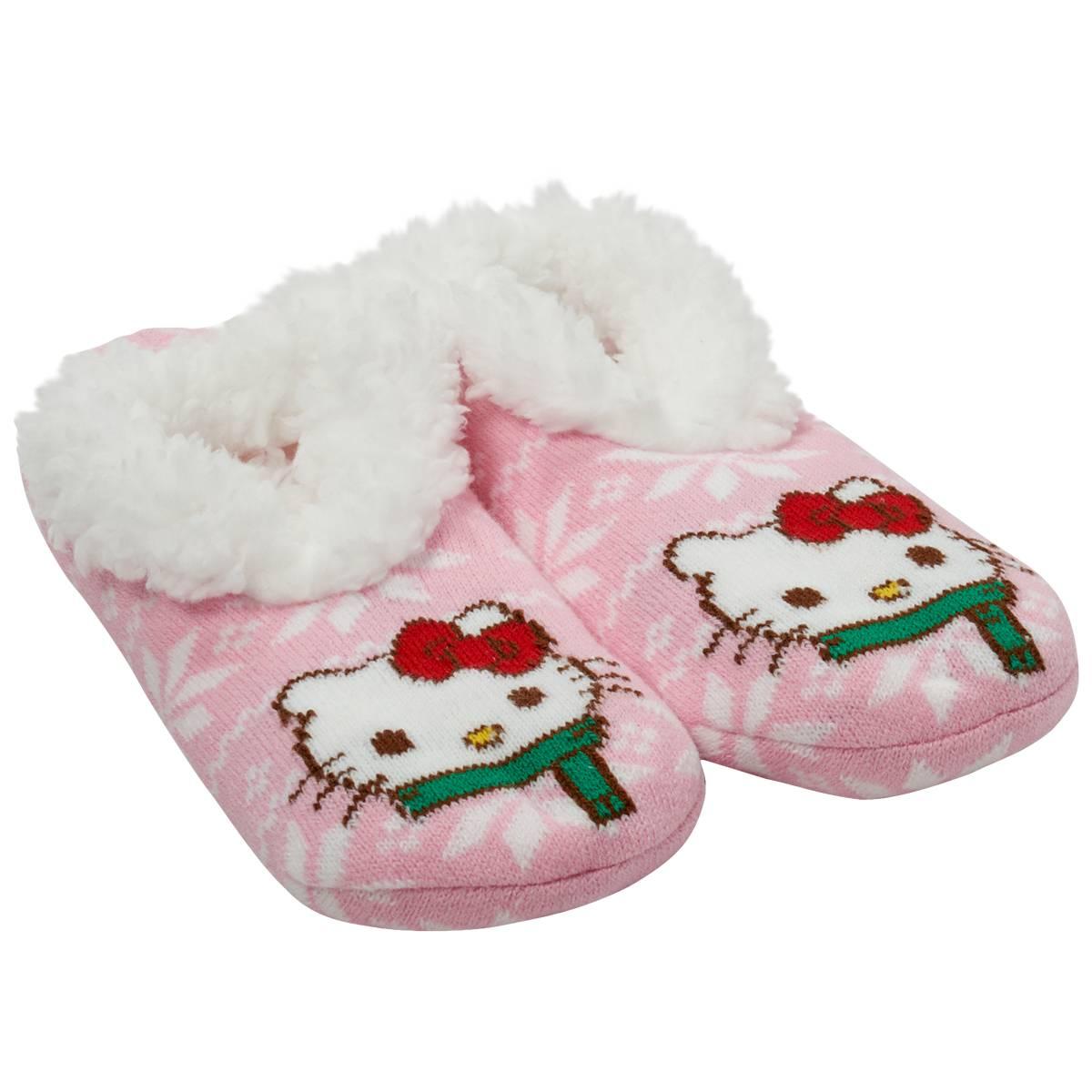 Click here for Womens Fuzzy Babba Hello Kitty(R) Slipper Socks prices