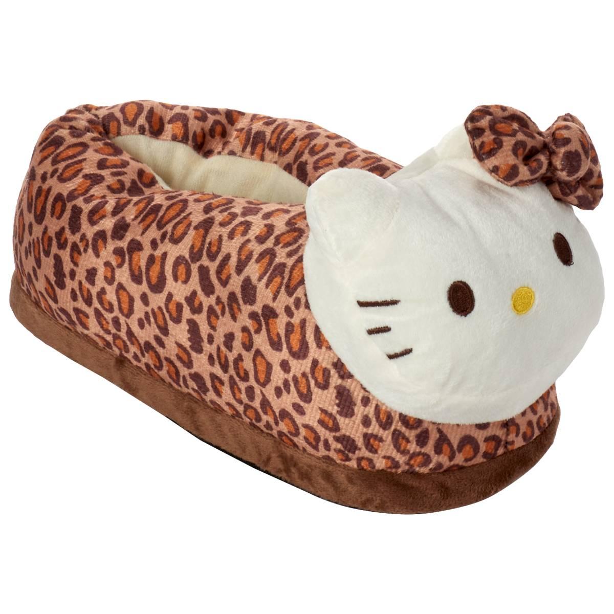 Click here for Womens Fuzzy Babba Cheetah Hello Kitty Plush Head... prices