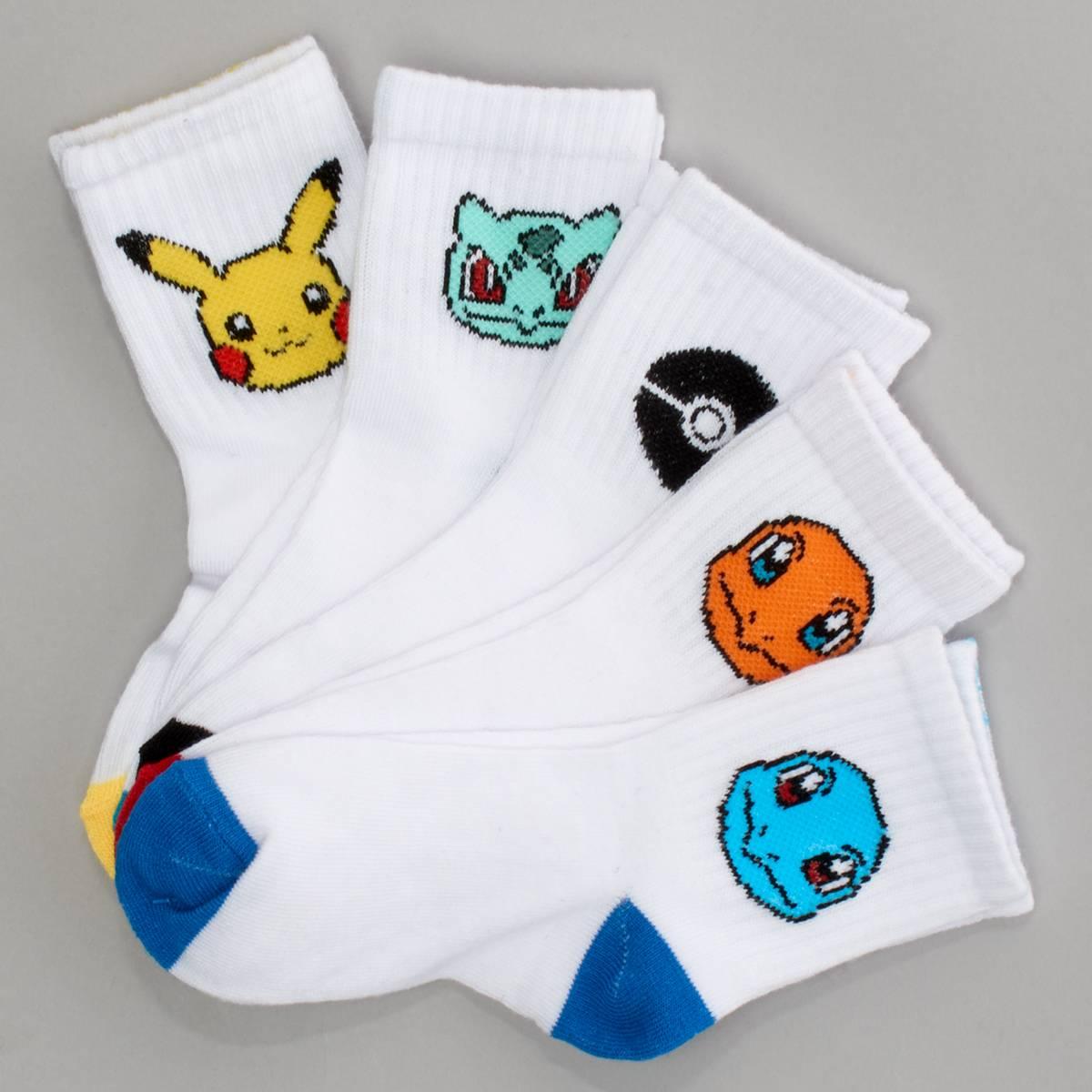 Click here for Boys Pokemon 5pr. Mid Crew Socks prices