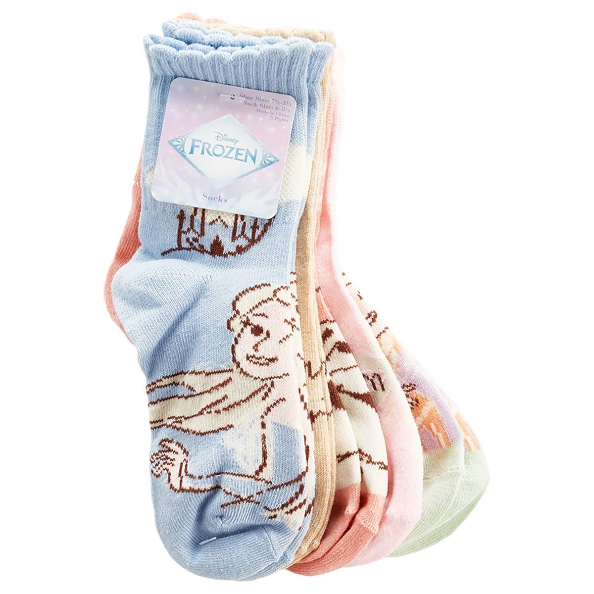 Click here for Girls Frozen(c) 5pk. Mid Crew Socks prices