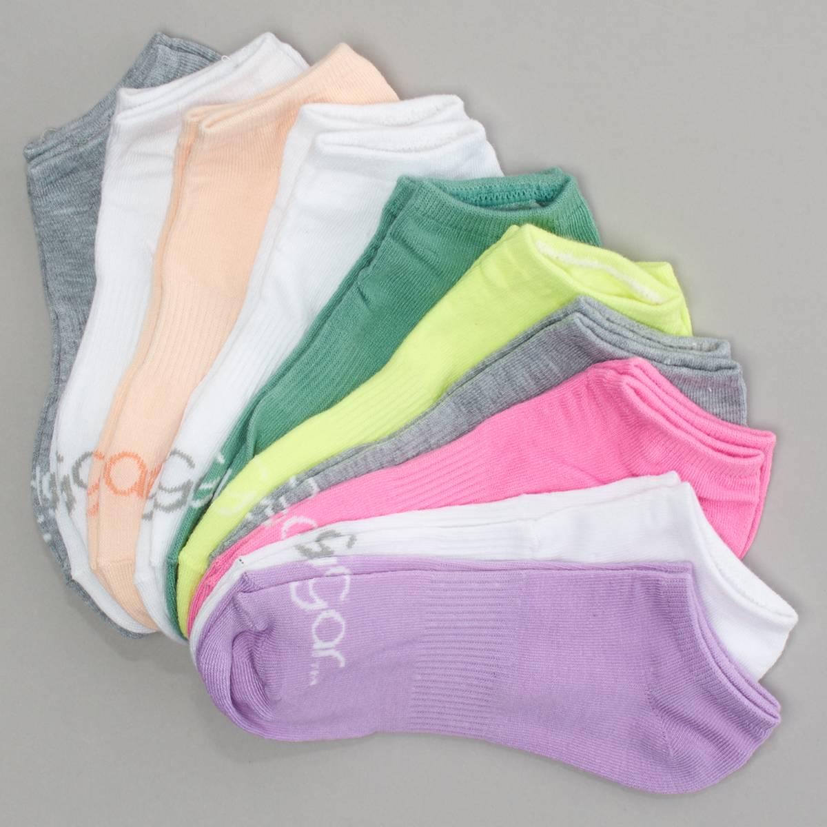 Click here for Girls Sugar(tm) 10pk. Solid No Show Socks prices